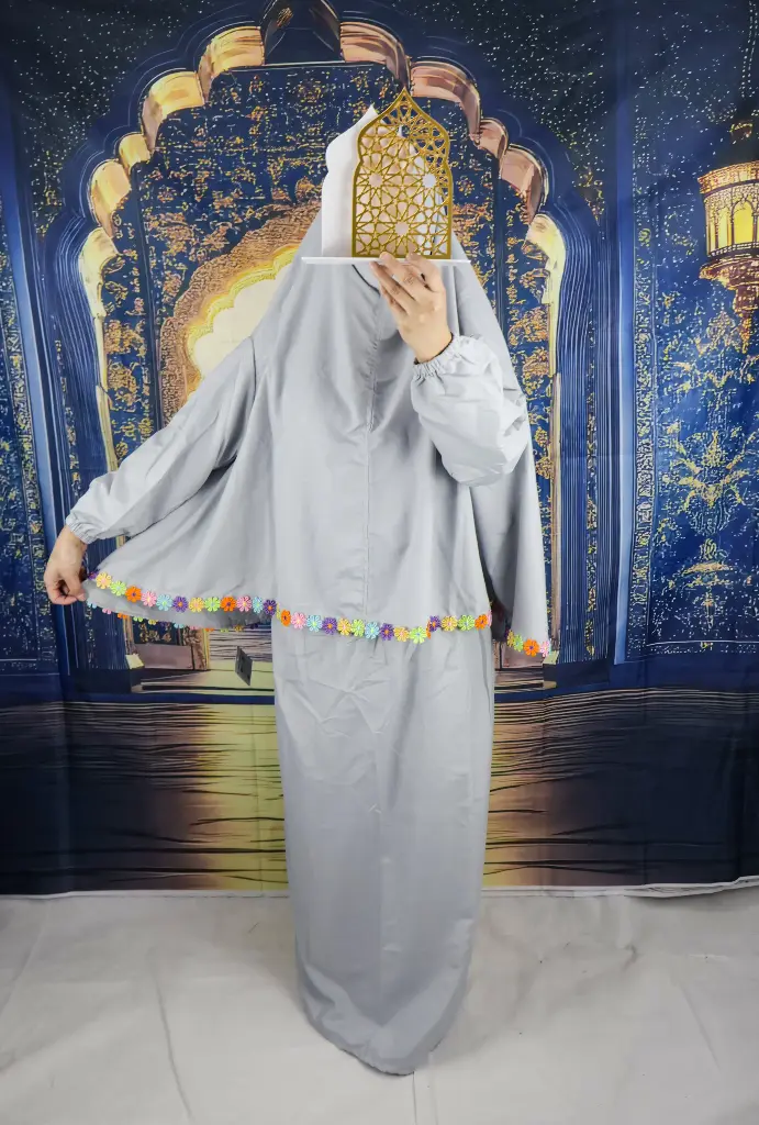 Gray Color Children's prayer sets