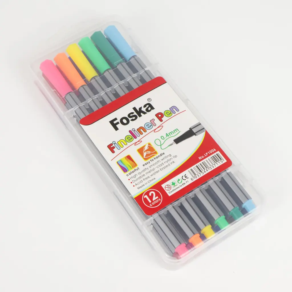 Fine liner pen (12 colors)