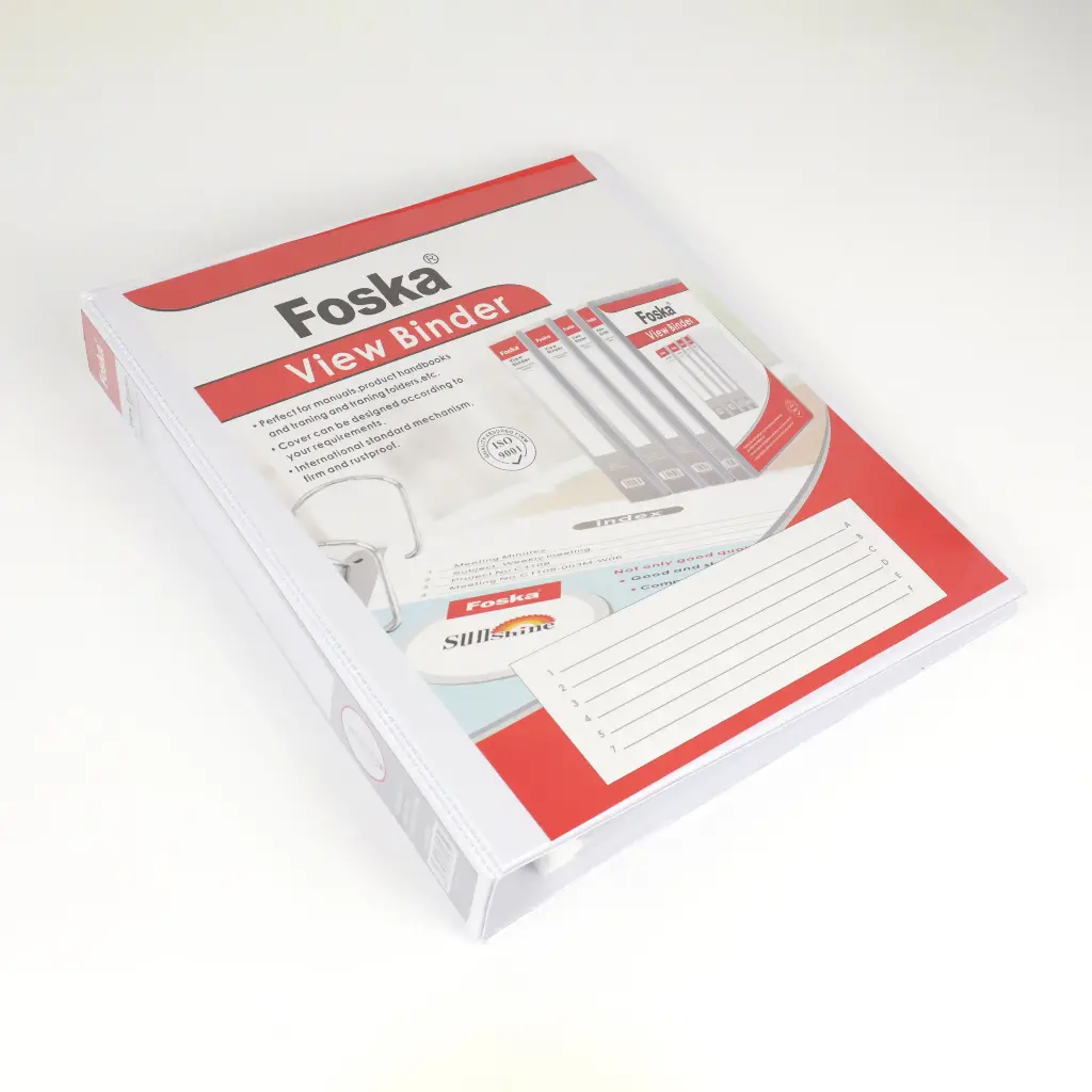 Plastic file binder